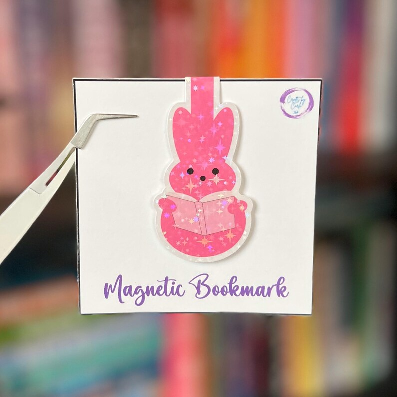 Reading Peep Magnetic Bookmark | Holographic Design | Perfect Easter ...