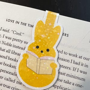 Reading Peep Magnetic Bookmark | Holographic Design | Perfect Easter ...