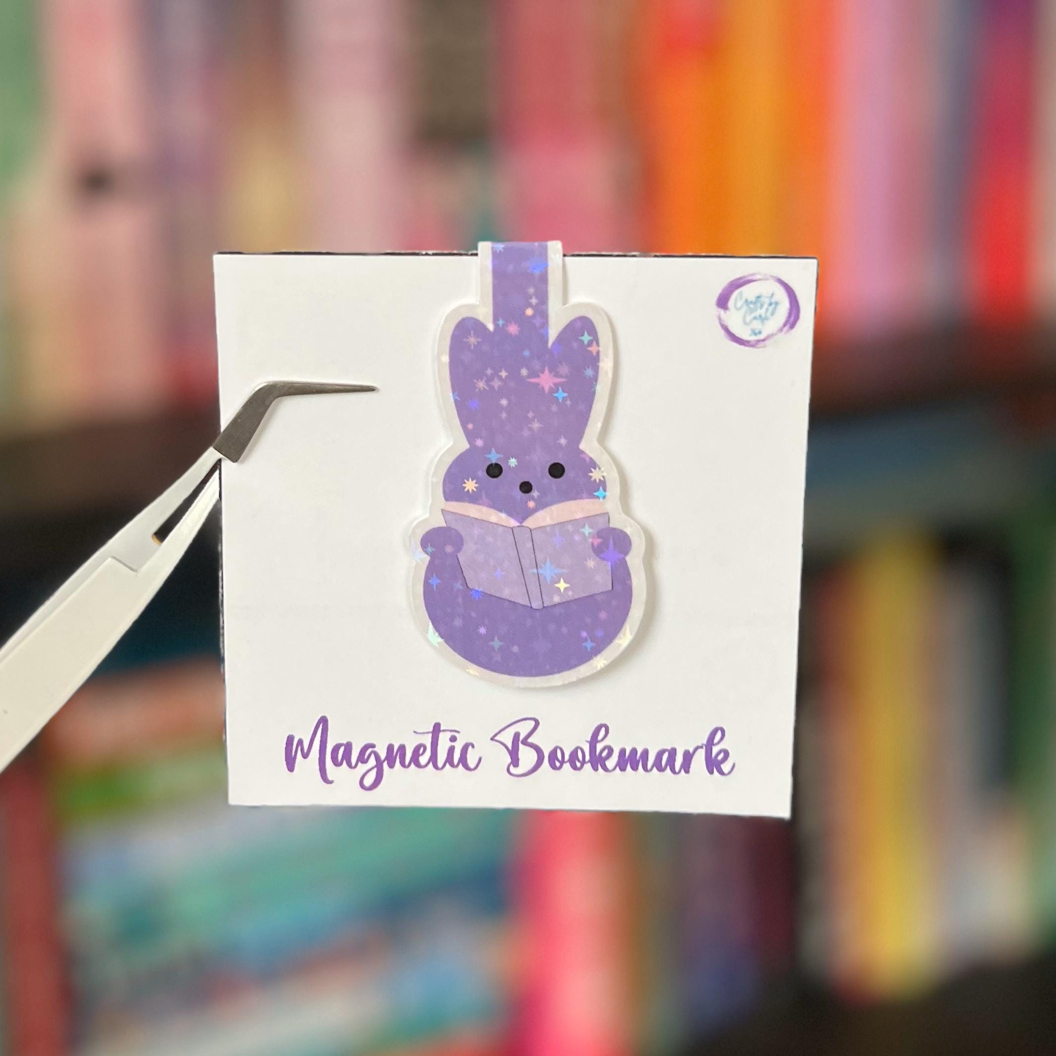 Reading Peep Magnetic Bookmark | Holographic Design | Perfect Easter ...
