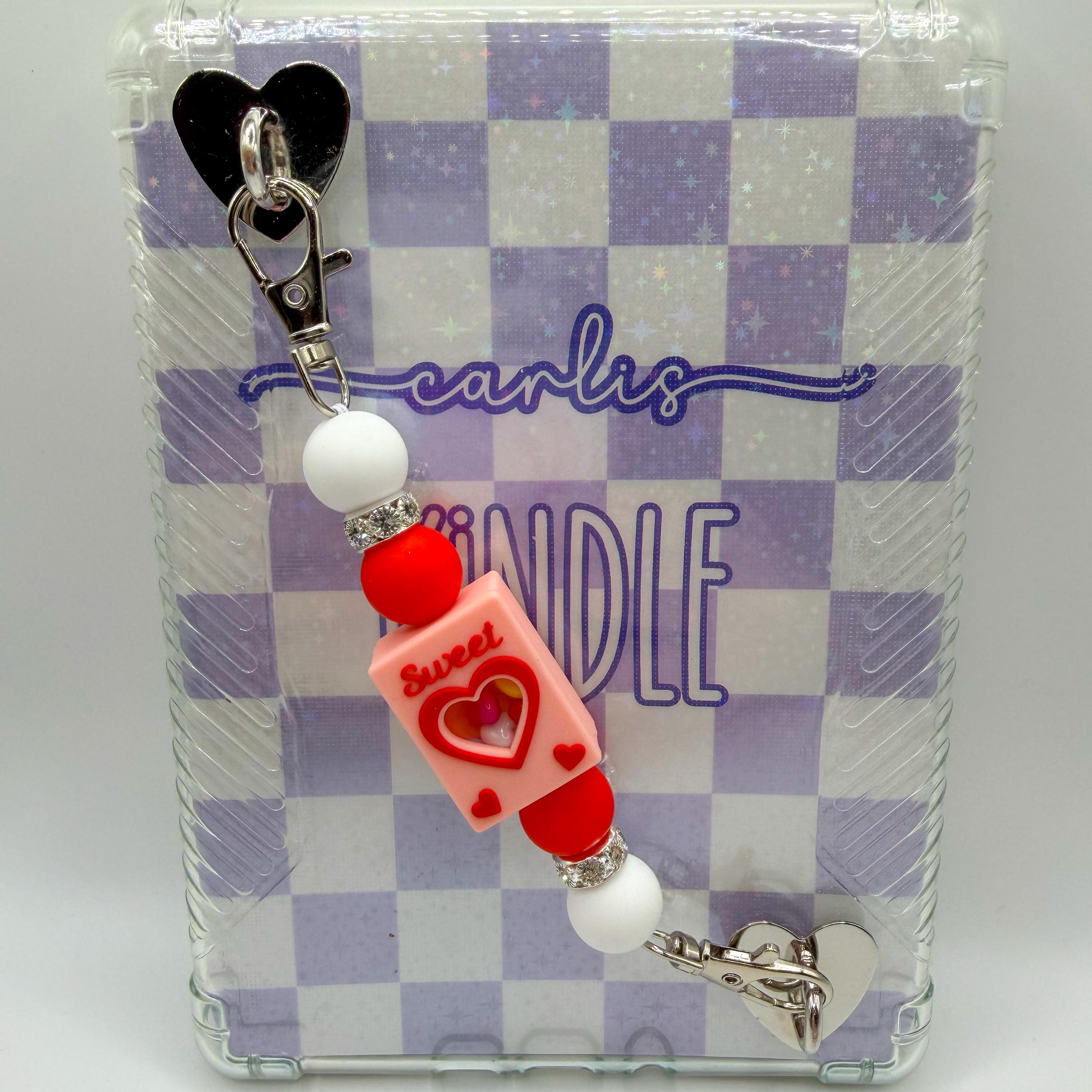 Candy Heart Box Silicone Beaded Kindle Strap | Valentine’s Day Kindle ...