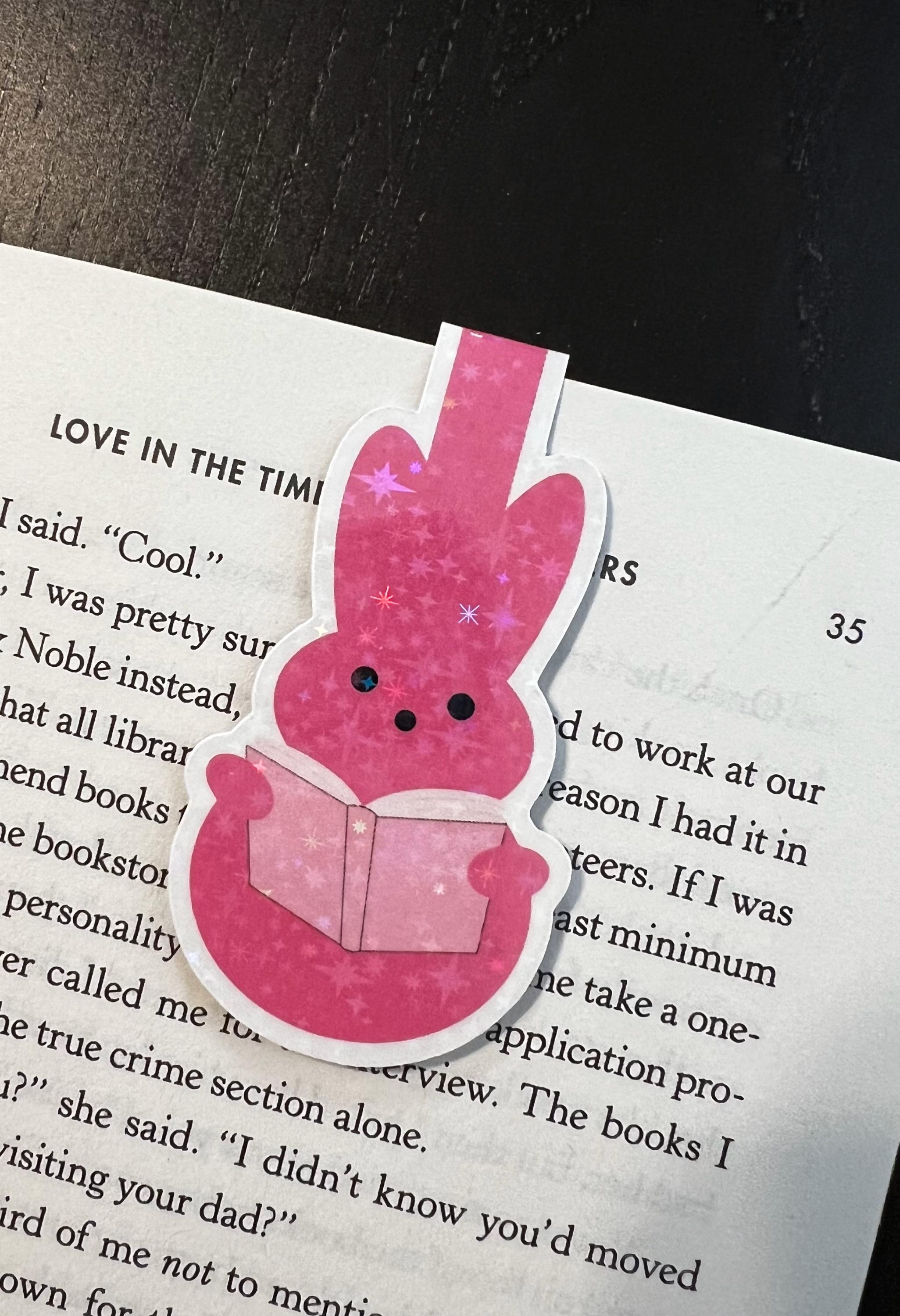 Reading Peep Magnetic Bookmark | Holographic Design | Perfect Easter ...