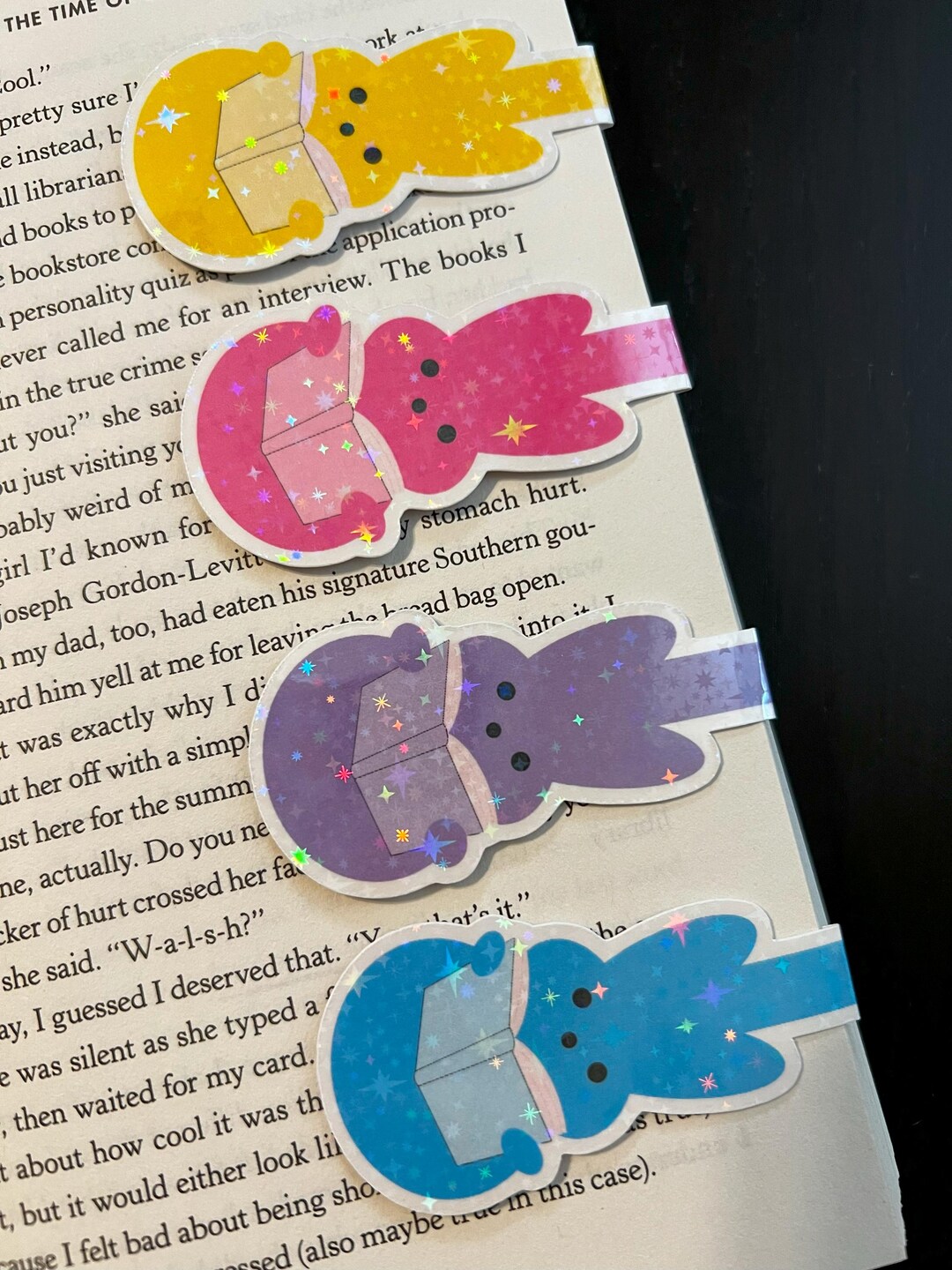 Reading Peep Magnetic Bookmark | Holographic Design | Perfect Easter ...