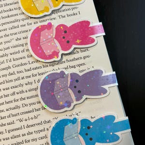 Reading Peep Magnetic Bookmark | Holographic Design | Perfect Easter ...