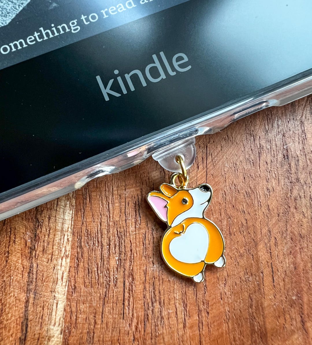 Corgi Butt Kindle Charm – USB-C Dust Plug – Cute Dog E-reader Accessory ...
