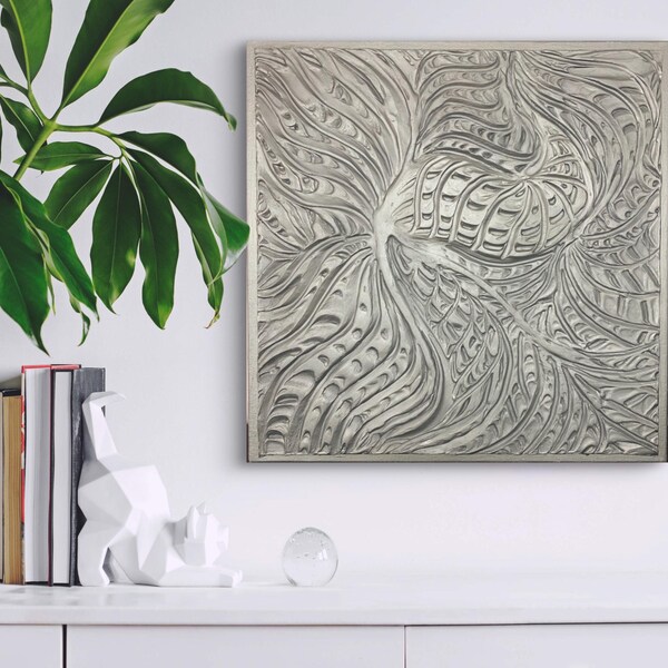 Silver Wall Art - Etsy