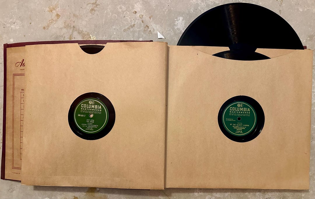 Lot of 3 12 Shellac 78s Classical Music Records Columbia Masterworks ...