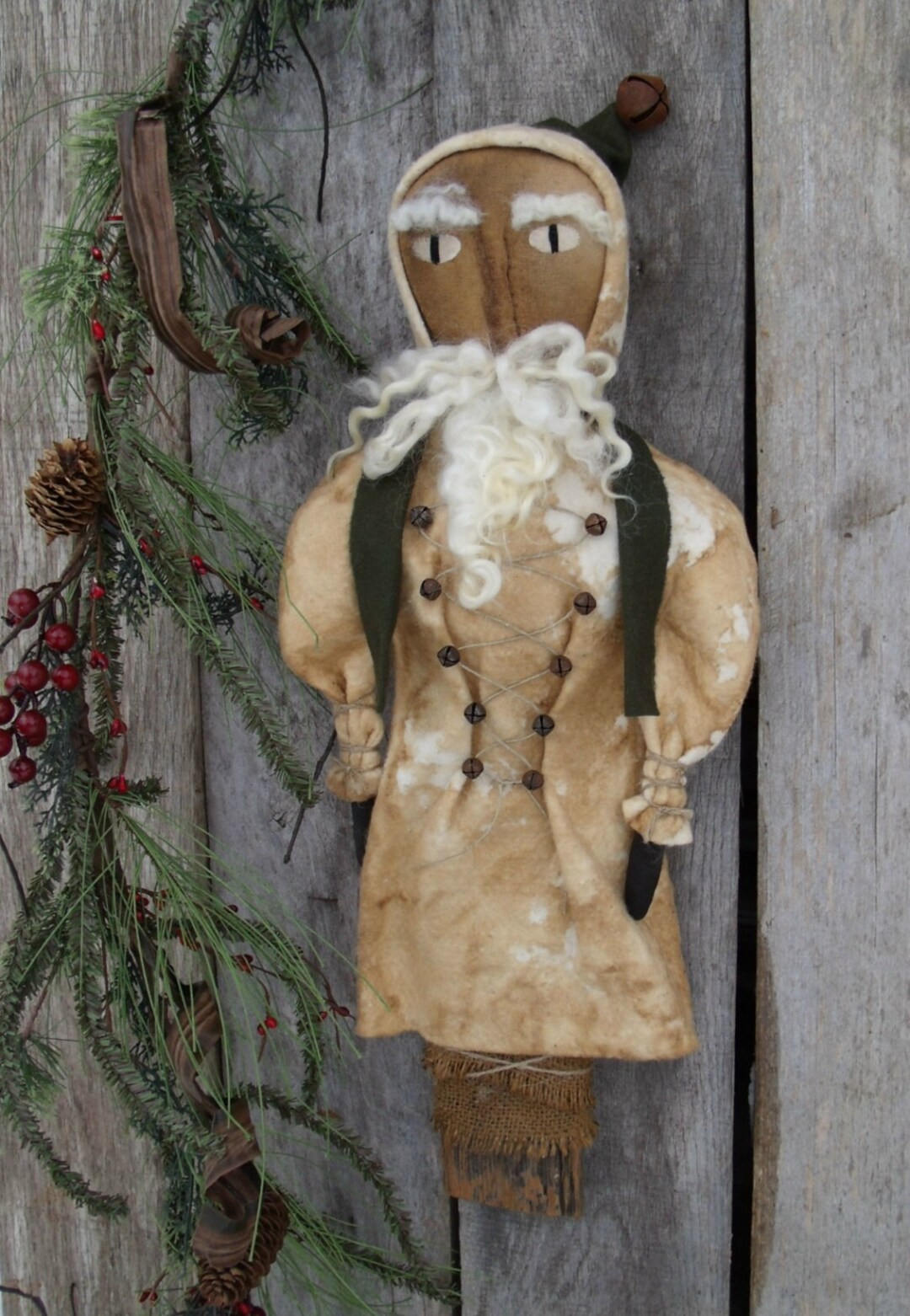 PRIMITIVE SANTA Pattern/primitive Christmas Pattern/primitive Cristmas ...