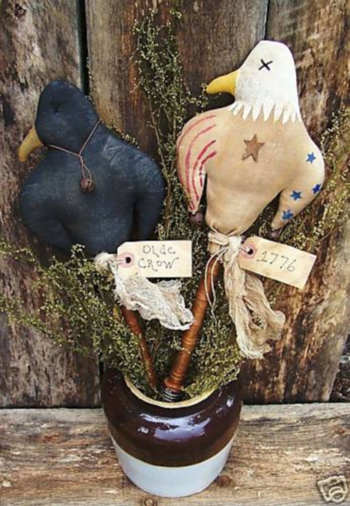 Primitive Pattern/ CROW/EAGLE MAKE Do Bobbins Instant Download Pdf ...