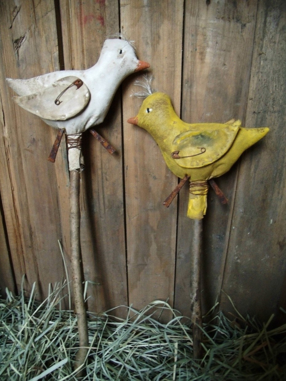 My Primitive "chick'n Stix" Easter Instant Download Pattern - Etsy