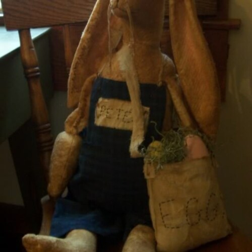 INSTANT Download Primitive Rabbit Doll Bunny Pattern PDF - Etsy
