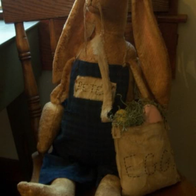 Primitive Rabbit - Etsy