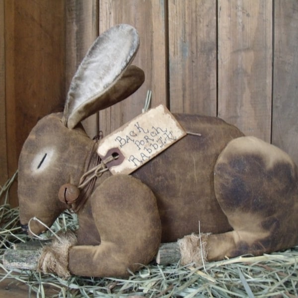 Primitive Rabbit Patterns - Etsy