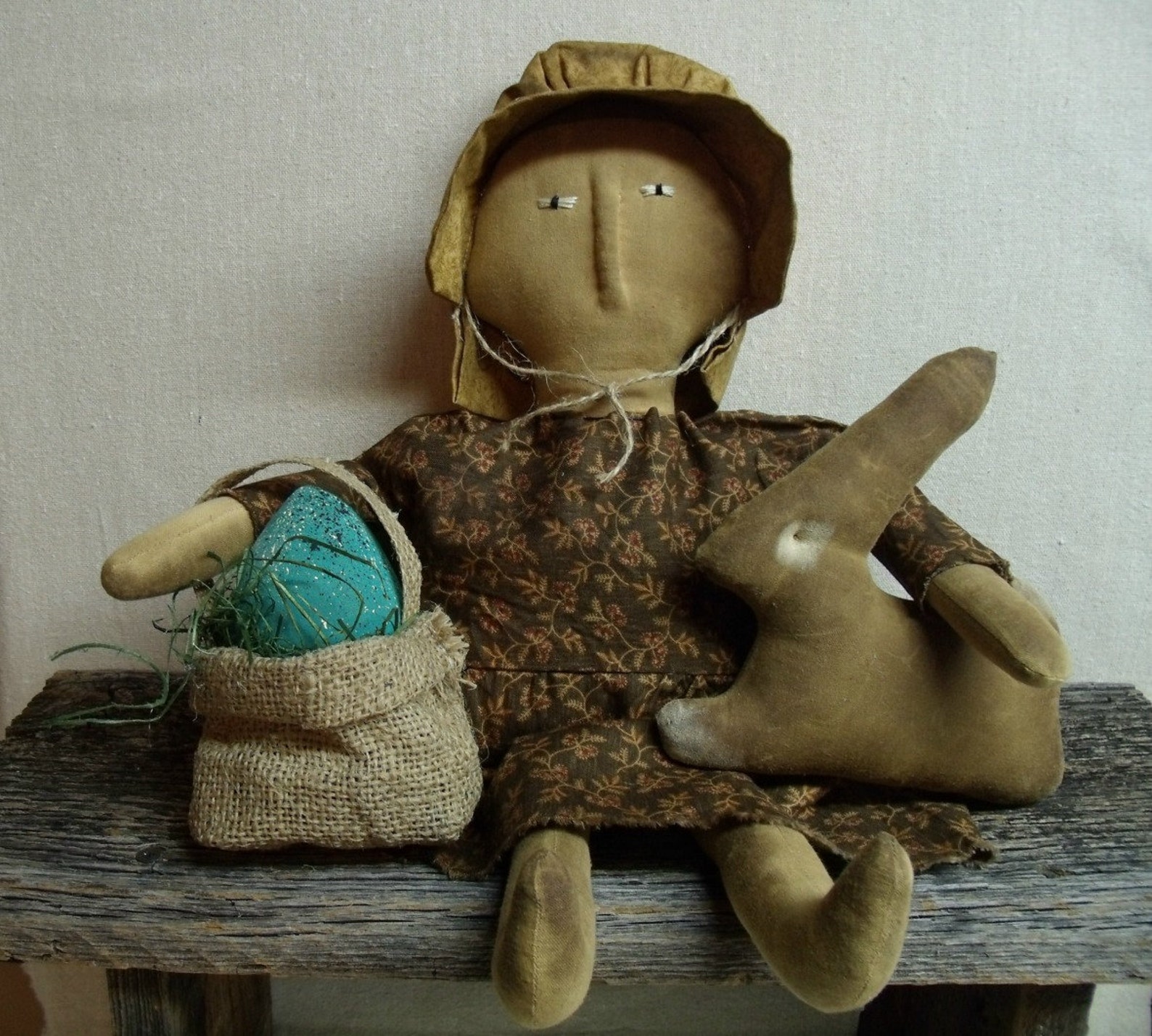 EASTER on the PRAIRIE Doll Pattern My Primitive Saltbox Pt101 - Etsy