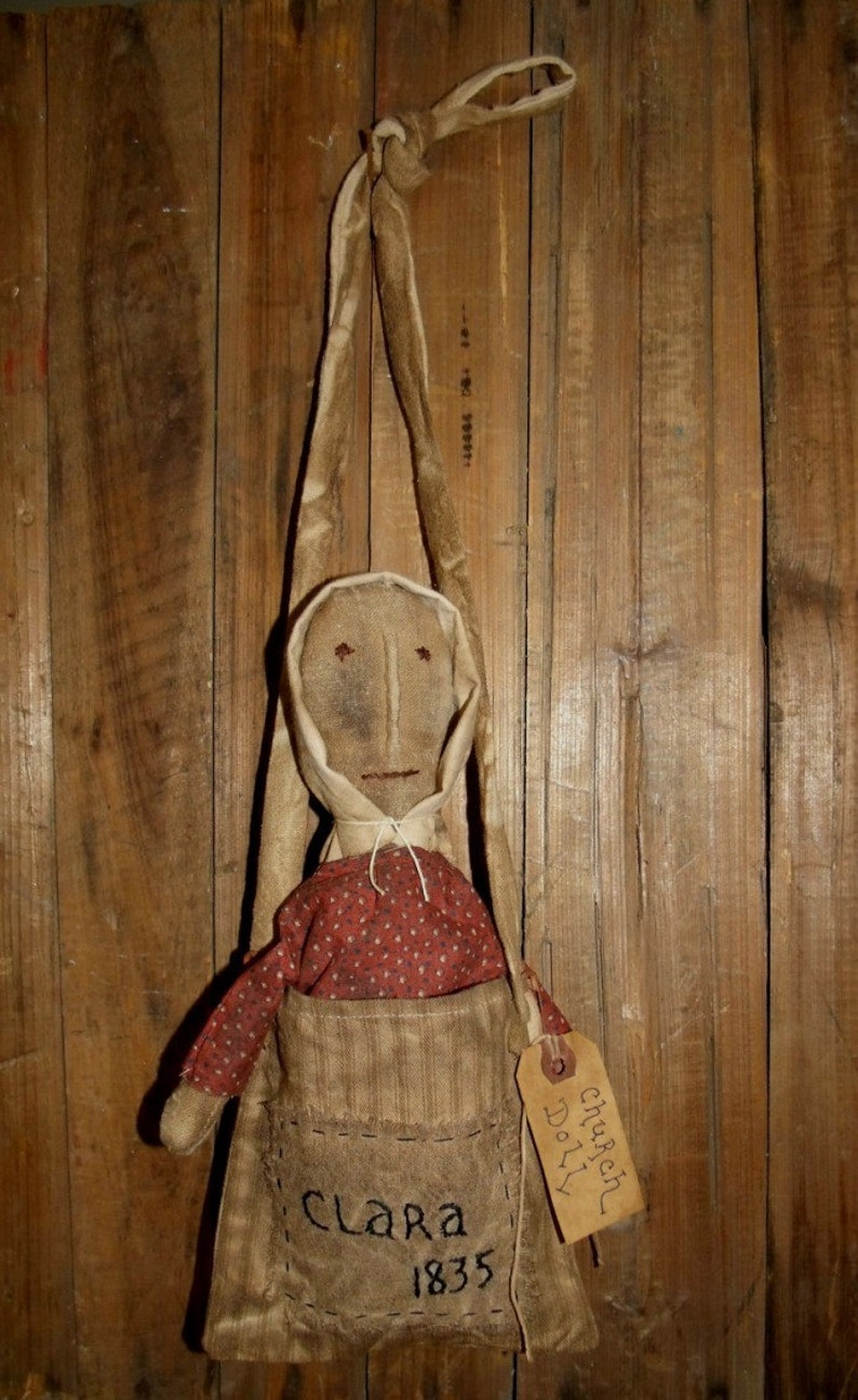 My Primitive Prairie Life CHURCH DOLL Instat Download Pattern - Etsy