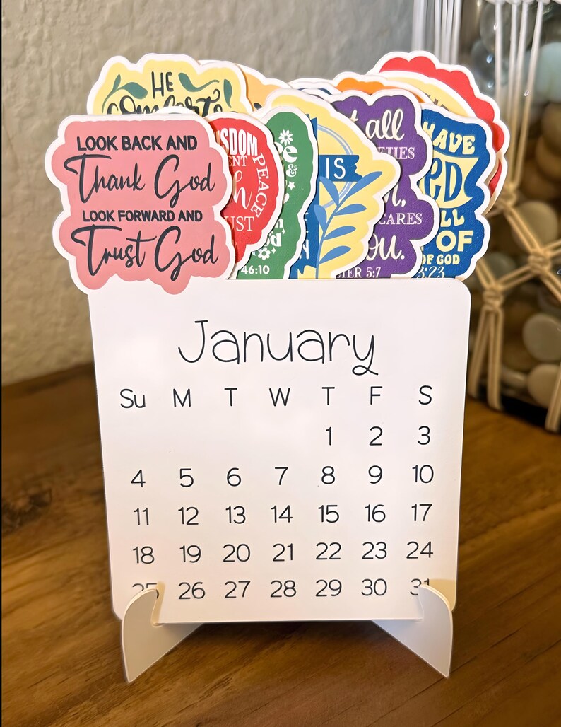 2026 Stacked Desk Calendars - Etsy