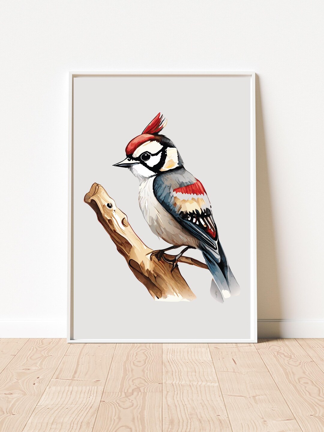 Bird Poster Colorful Avian Wall Art Nature Print for Home Decor Vintage ...