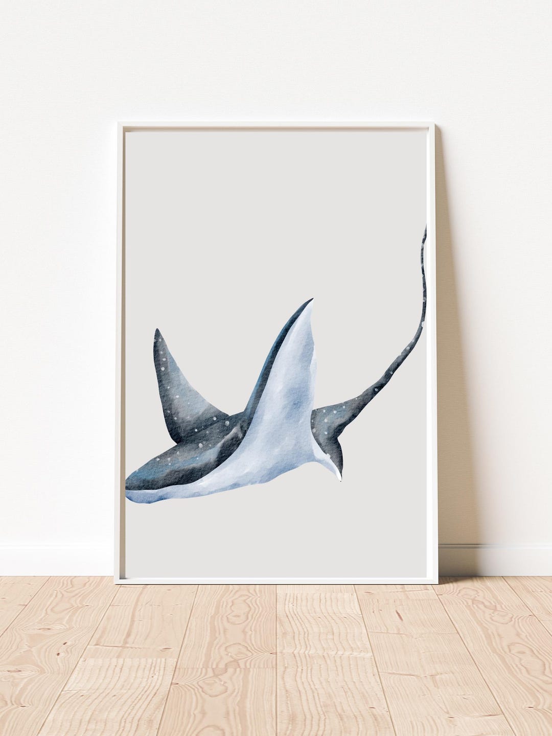 Sting Ray Poster | 18x24 Stunning Ocean Wall Art | Unique Decor for ...