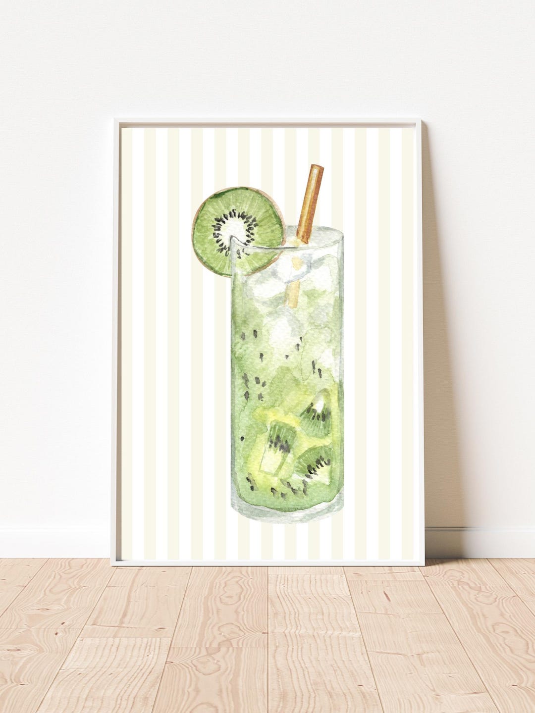 Green Drink Poster | 18x24 Beverage Wall Art | Refreshing Decor ...