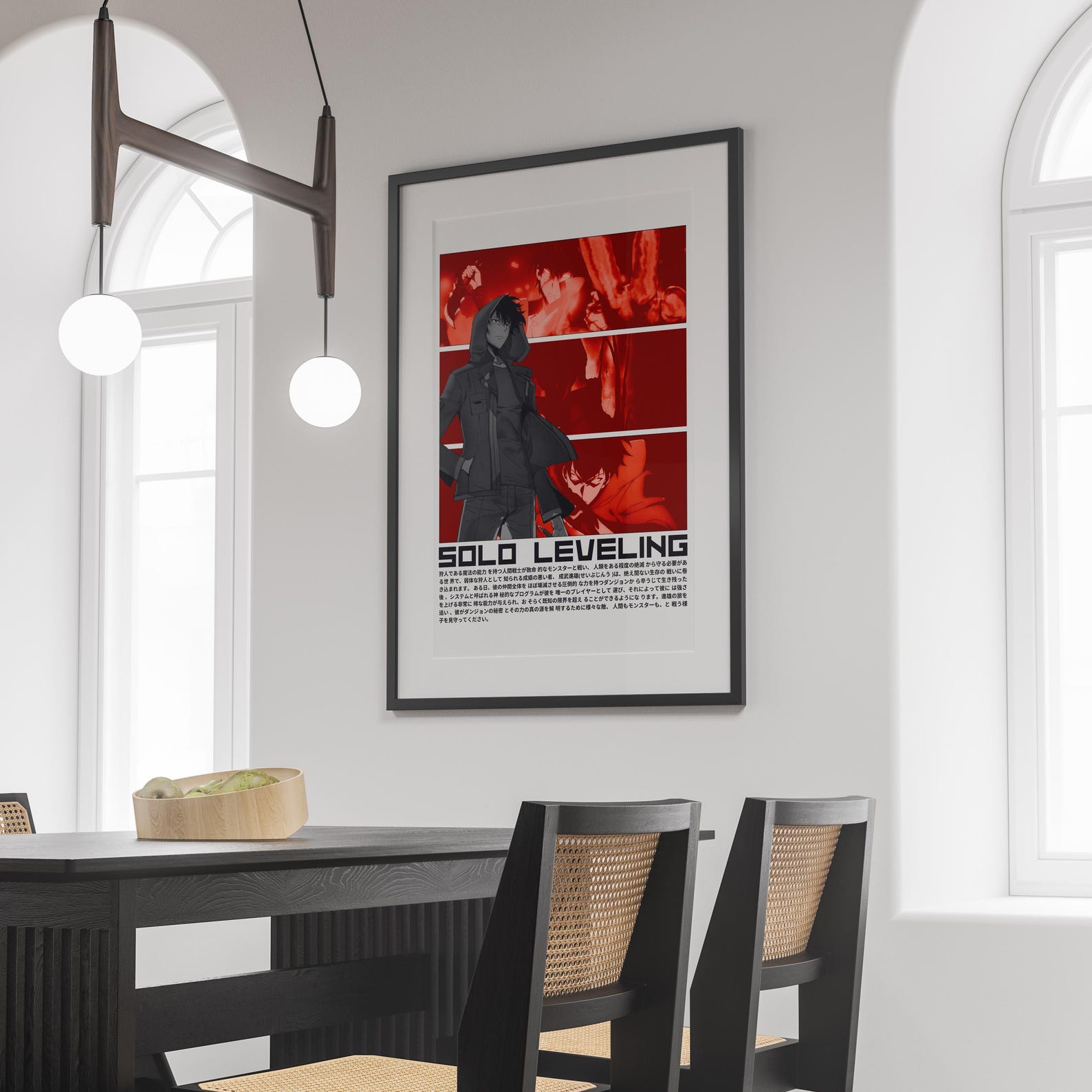 Solo Leveling Poster - Anime Art Print, Solo Leveling Wall Print, Anime ...