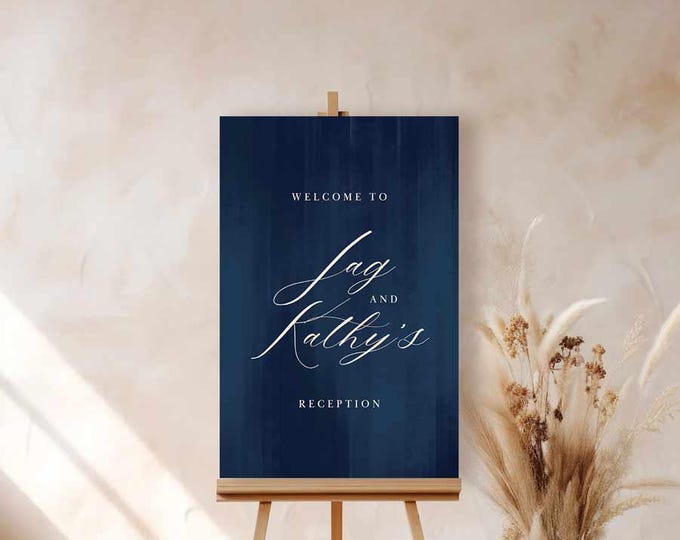 Minimalistic Texture Wedding Welcome Sign, Typography, Wedding Sign ...