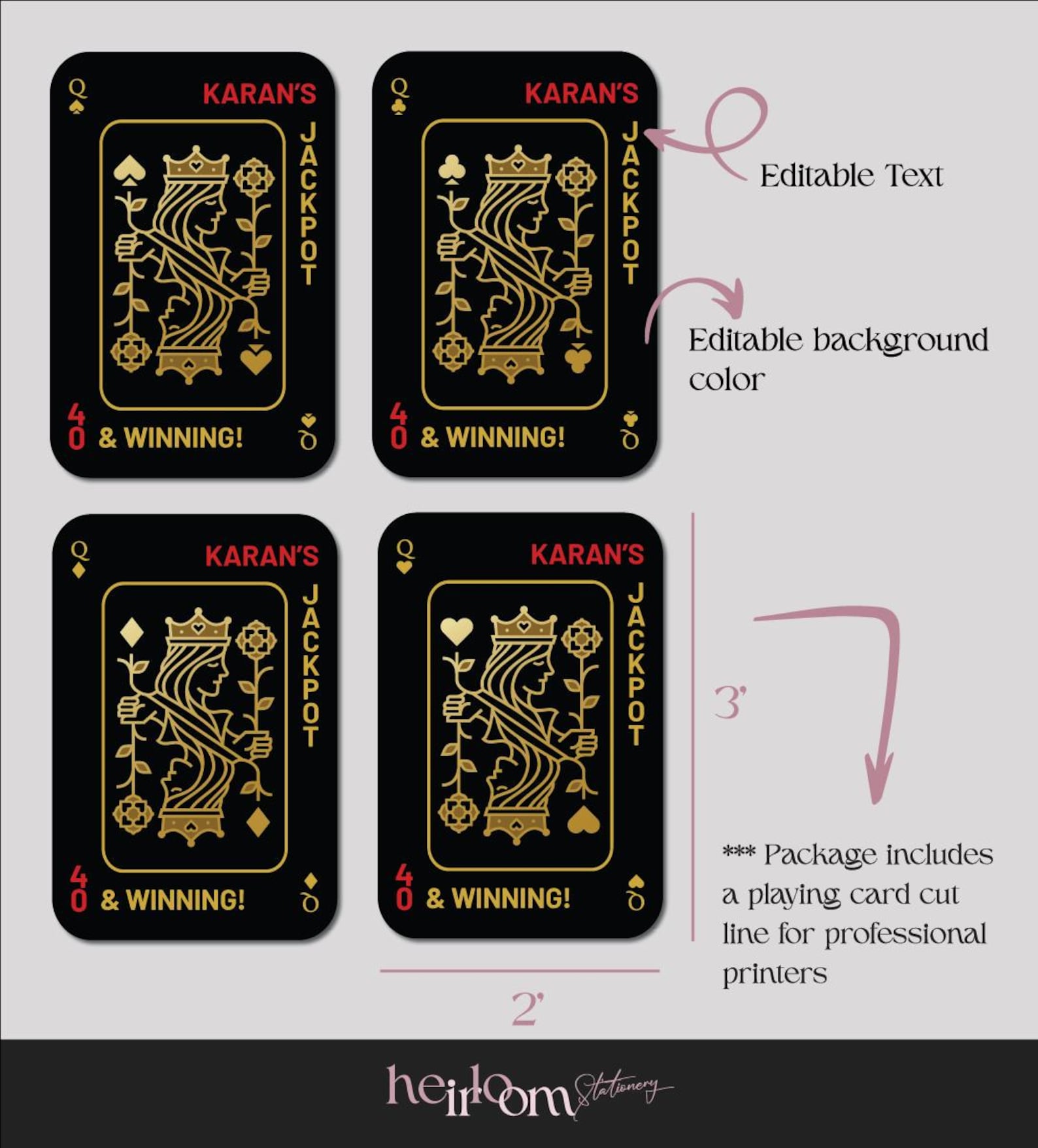 Poker Card Sign, Casino Themed, Poker Theme Birthday, Fun Welcome Sign ...