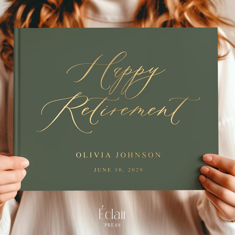 Retirement Book of Letters - Etsy