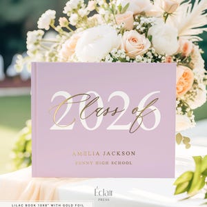 Personalized Graduation Guest Book, High School Graduate Sign in Book ...