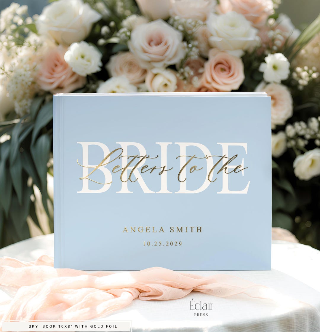 Custom Letters to the Bride Book, Bachelorette Party Bridal Shower ...