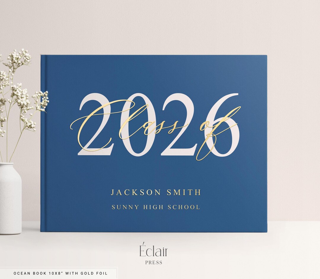 Graduation Guest Book, High School Graduate Sign in Book Album, Class ...