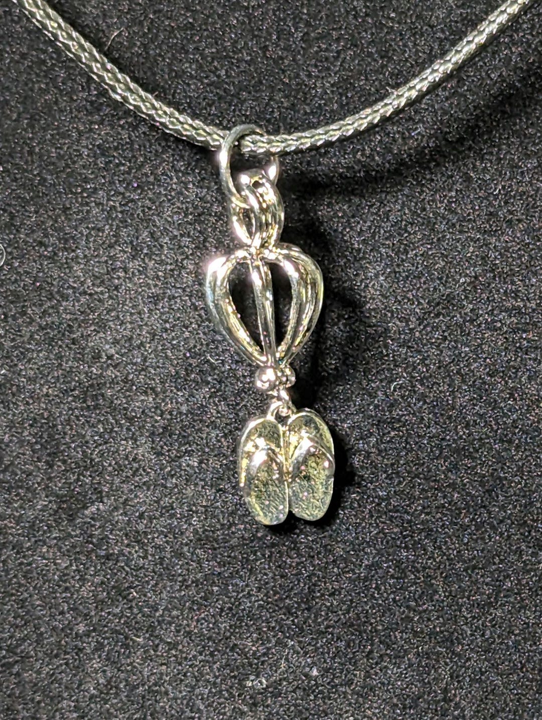 Flip Flop Pearl Gemstone Cage Pendent Necklace / Earrings / Bracelet ...