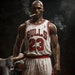 Realistic 3D Michael Jordan HD Metal Print – Available in Various Sizes ...