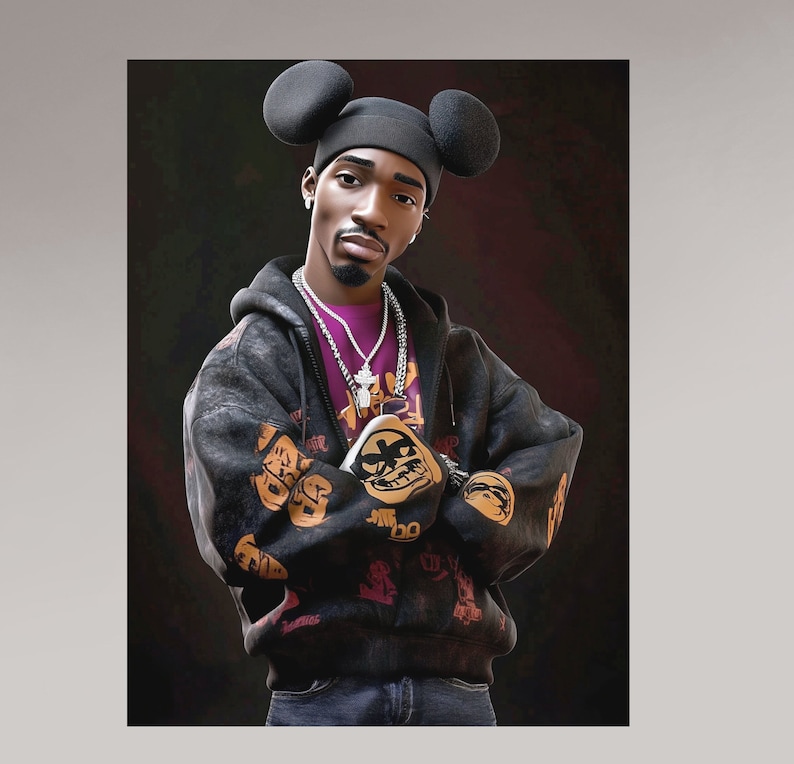 Realistic 3D 2pac HD Metal Print – Available in Various Sizes - Etsy