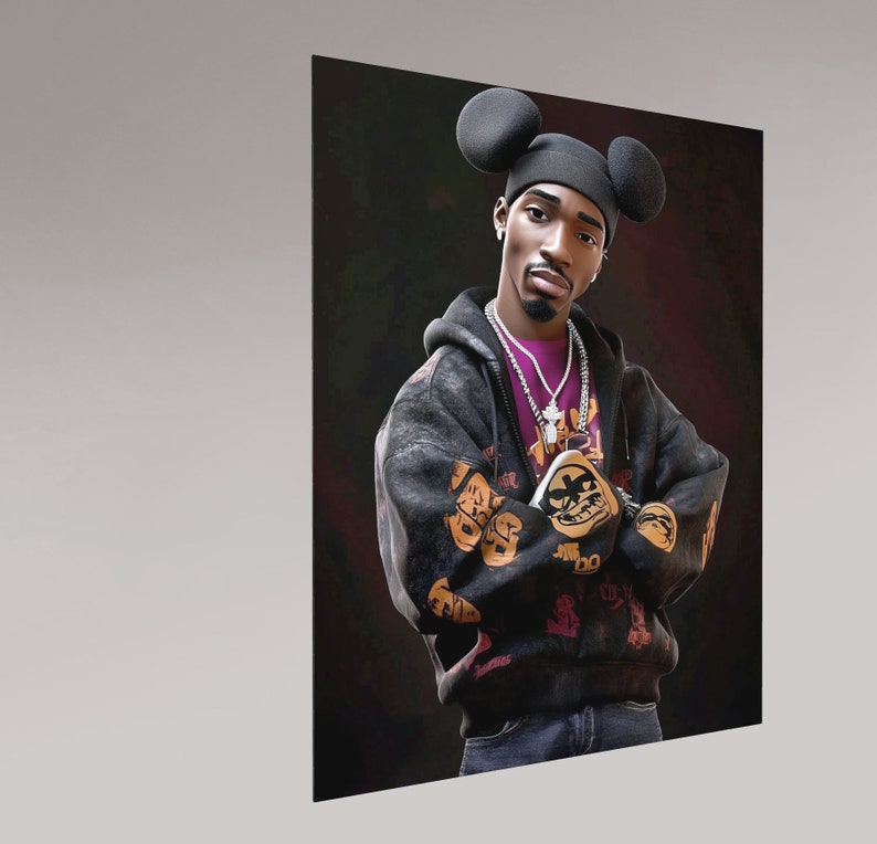 Realistic 3D 2pac HD Metal Print – Available in Various Sizes - Etsy