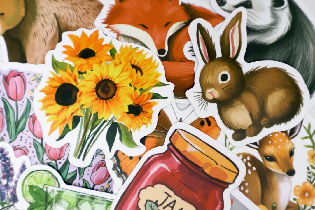 50pcs Mystical Forest Sticker Pack | Whimsical Fairy Tale Enchanted ...