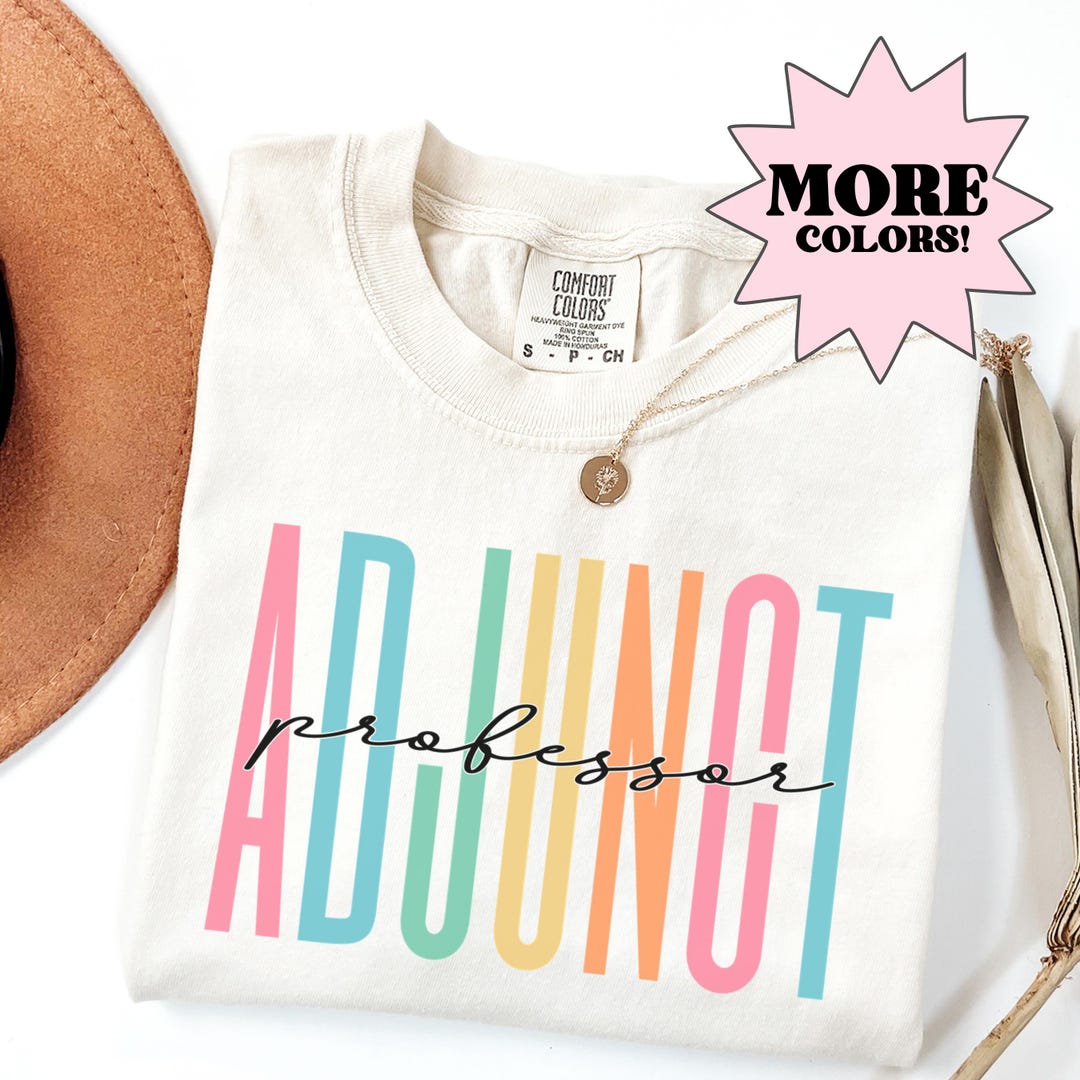 Professor Shirt Adjunct Professor Shirt University Faculty Apparel ...