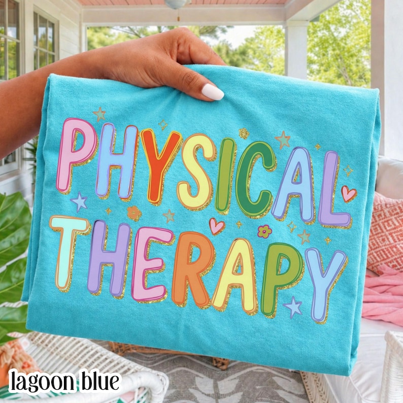 Physical Therapy Comfort Colors® Shirt PT Physical Therapist Assistant ...
