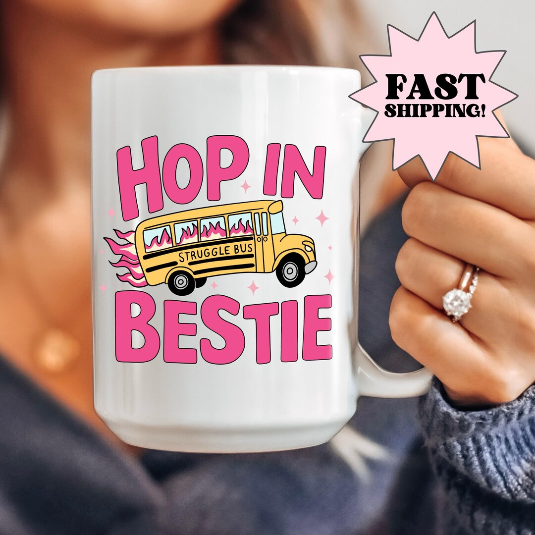 Funny Mental Health Mug, Struggle Bus Mug, Mental Health Gift, Funny ...