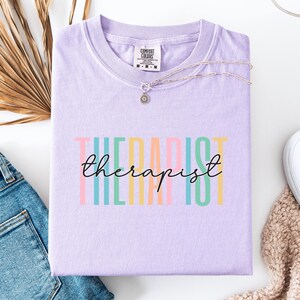 Comfort Colors Mental Health Shirt Therapist Shirt Counselor Shirt ...