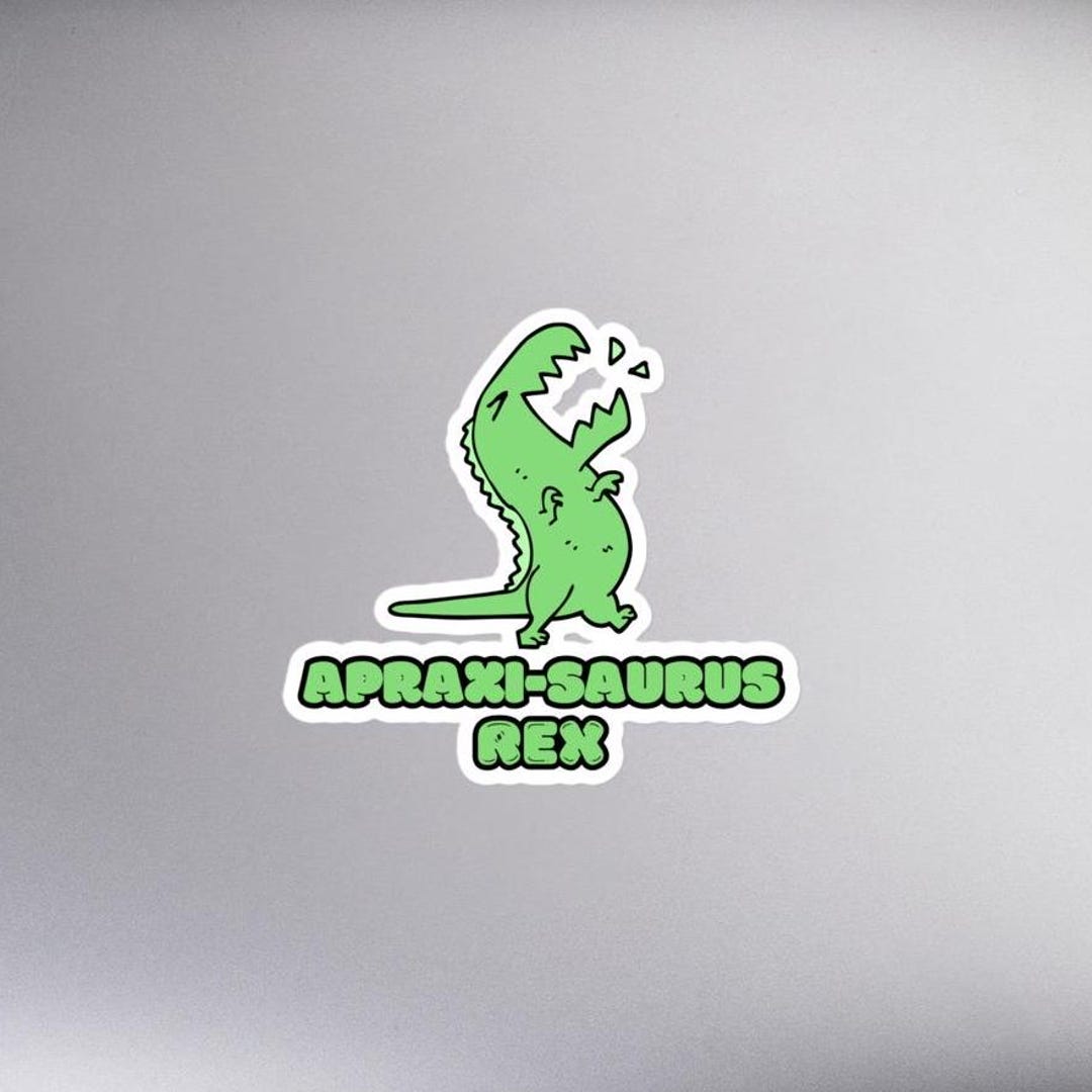 Apraxi-saurus Rex Apraxia Sticker - Etsy