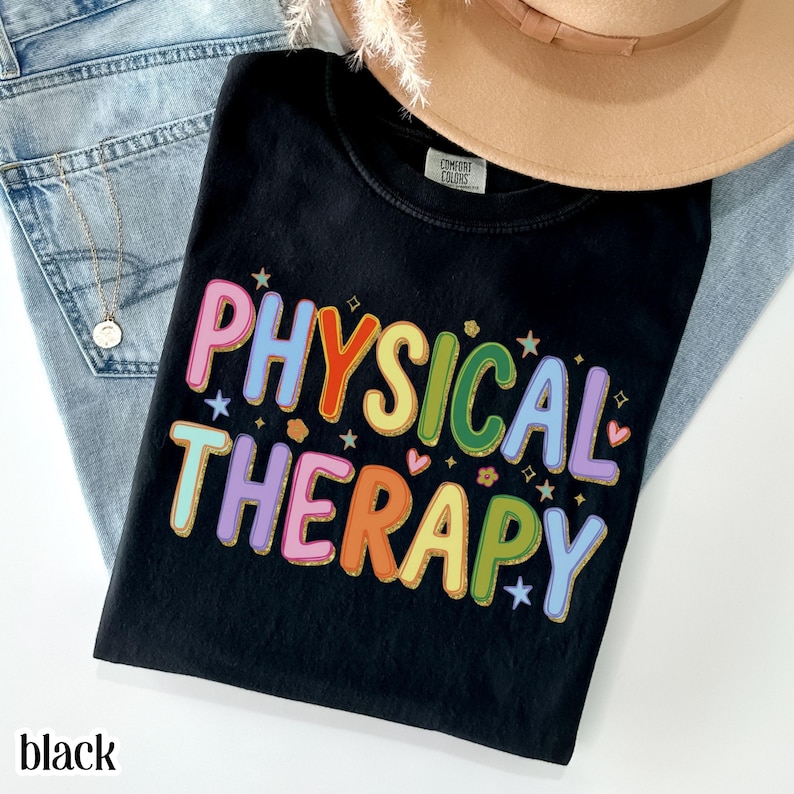 Physical Therapy Comfort Colors® Shirt PT Physical Therapist Assistant ...