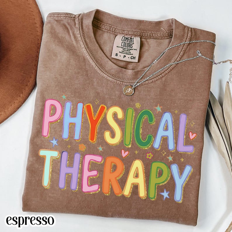 Physical Therapy Comfort Colors® Shirt PT Physical Therapist Assistant ...