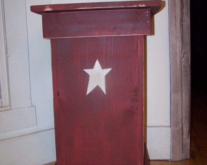 Country--primitive TRASH CAN - Etsy