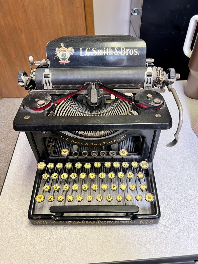 Smith Bros. Vintage Typewriter - Etsy