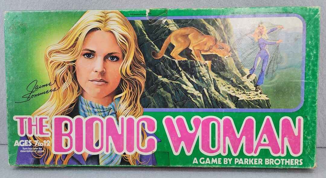Vintage the Bionic Woman Board Game by Parker Brothers - Etsy