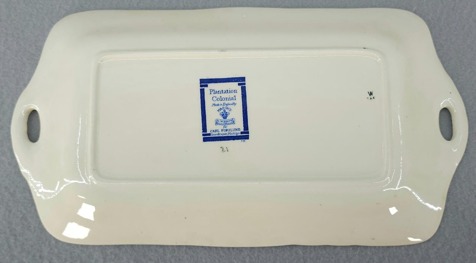 Masons Plantation Colonial Serving Tray 12 1/2 X 7 Floral England - Etsy