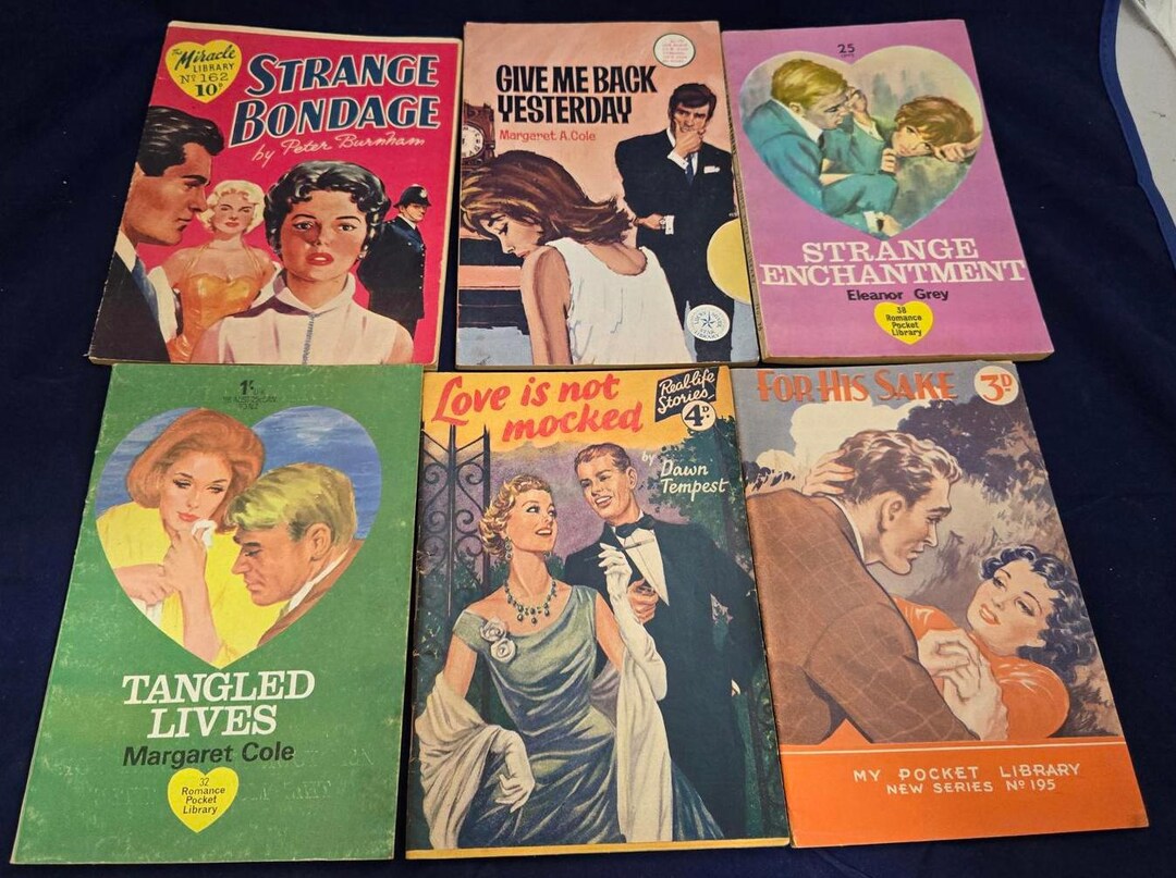 Hospital Romances Fleetway Library British Pulp Romance Lot of 7 - Etsy