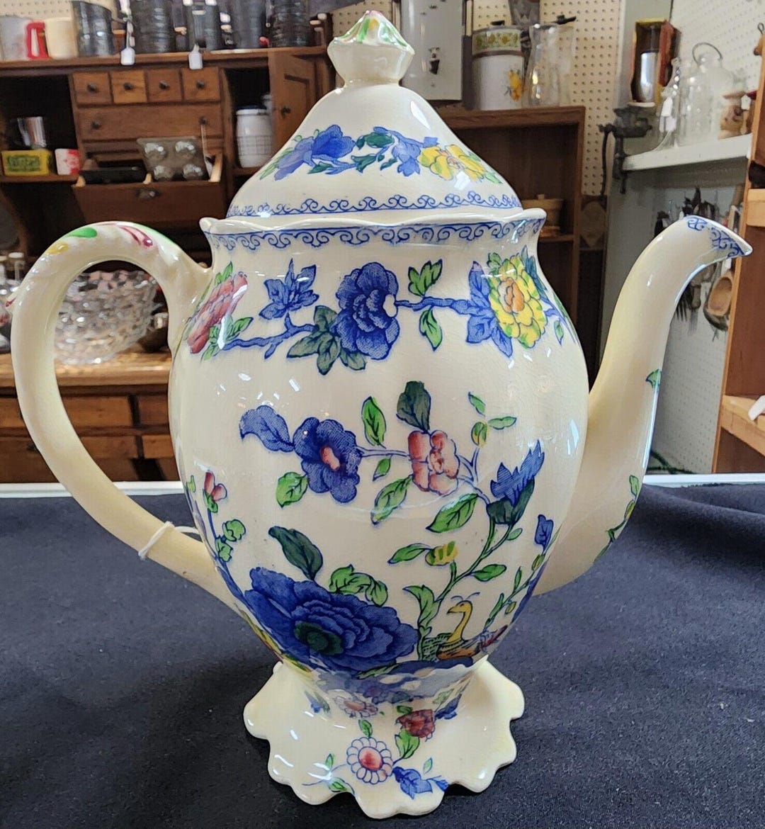 Rare Plantation Colonial Mason’s Tea Pot - Etsy