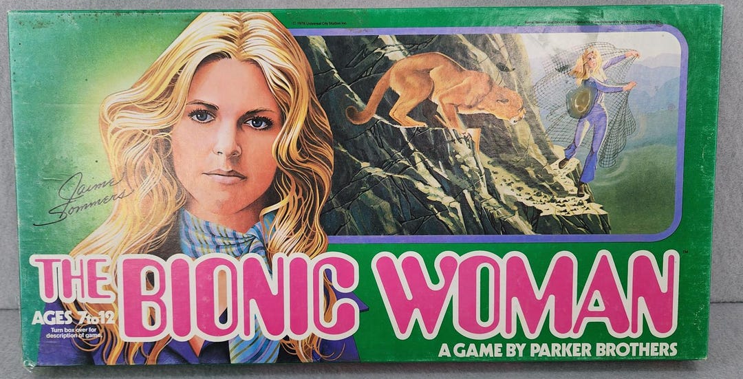 The Bionic Woman Board Game Parker Brothers Complete - Etsy