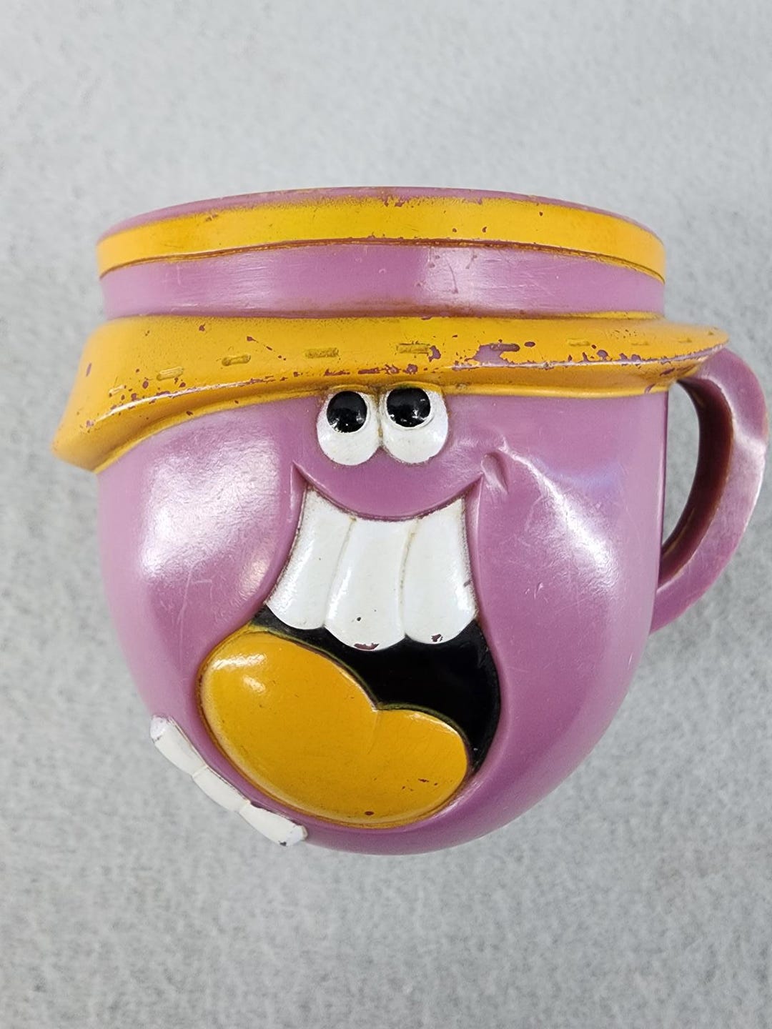 Vintage Goofy Grape Mug 1974 Colorful Ceramic Cup - Etsy