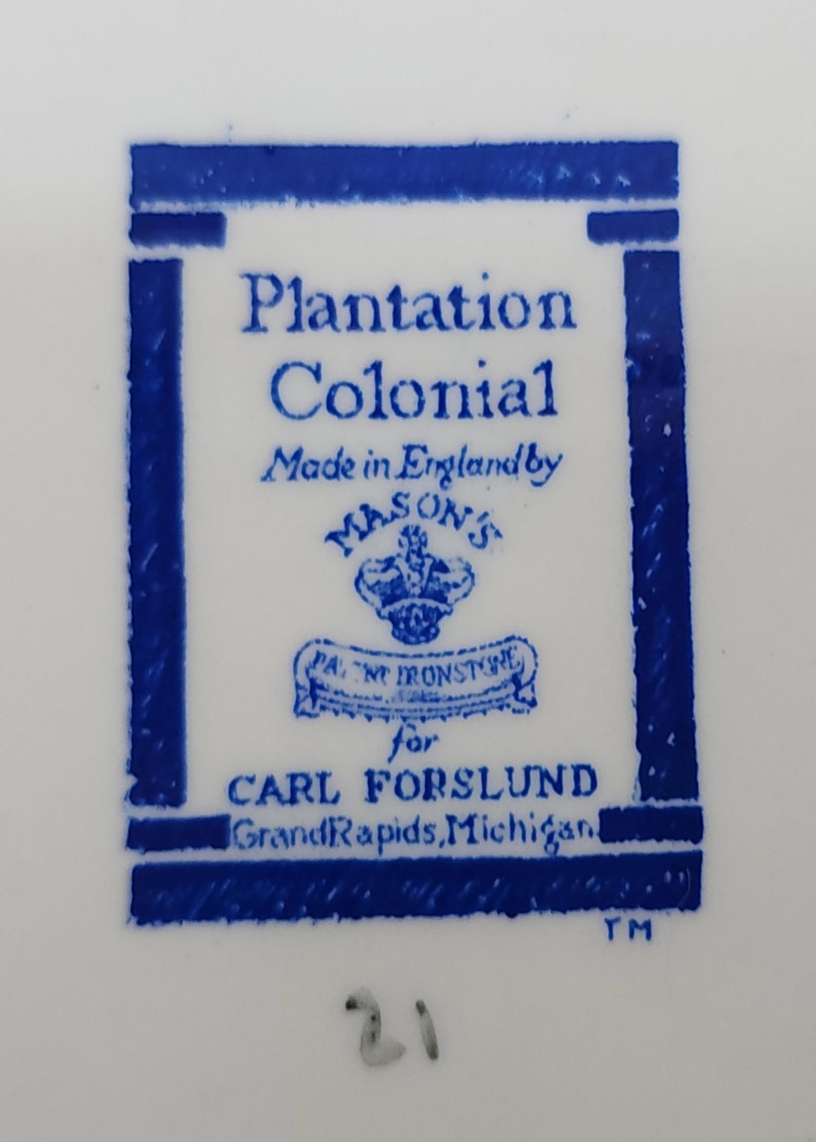 Masons Plantation Colonial Serving Tray 12 1/2 X 7 Floral England - Etsy